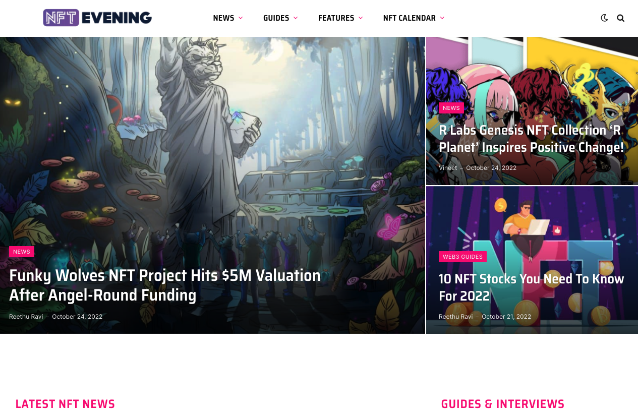 Top Sites for Ethereum NFT News